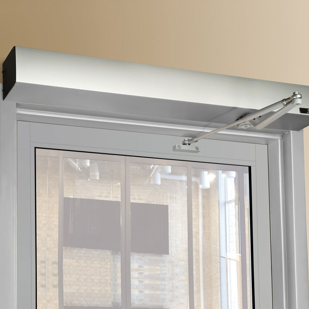 Portes coulissantes ou portes battantes automatiques